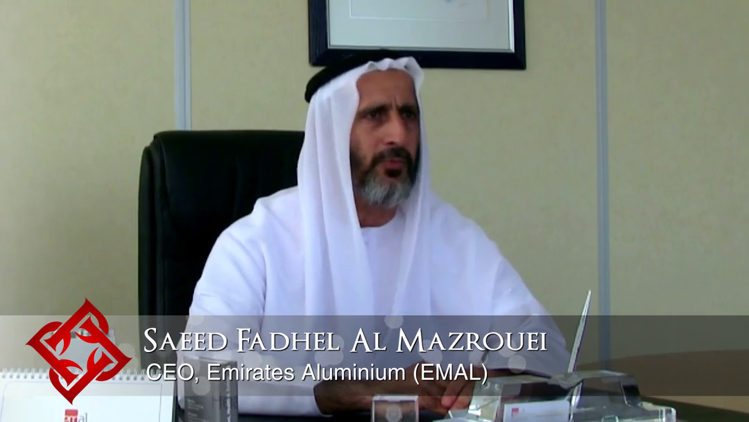 Emirates Aluminium (EMAL) CEO Saeed Fadhel Al Mazrouei on EMAL's ...
