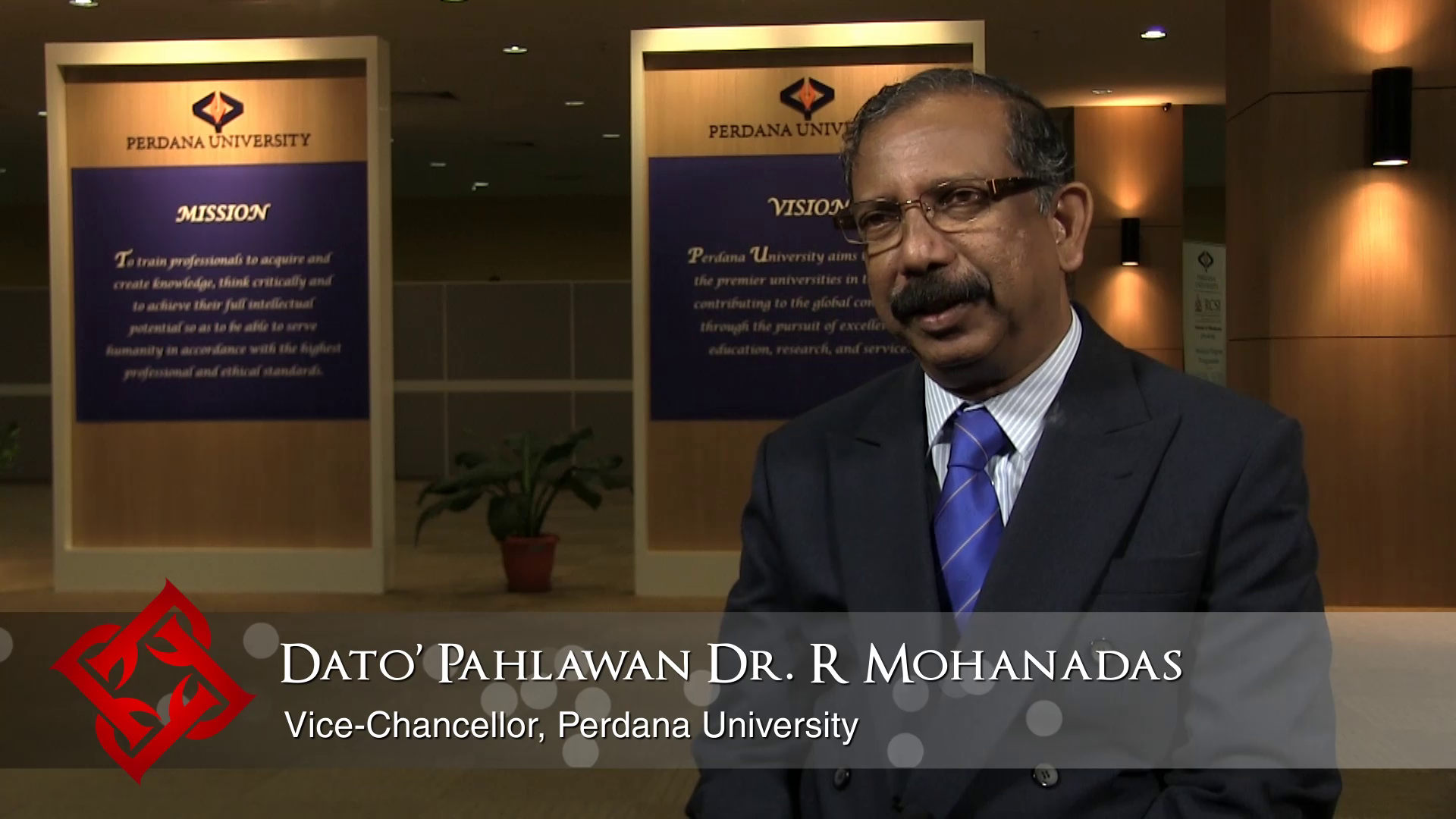 Perdana University Vice-Chancellor Pahlawan Mohanadas on the ...